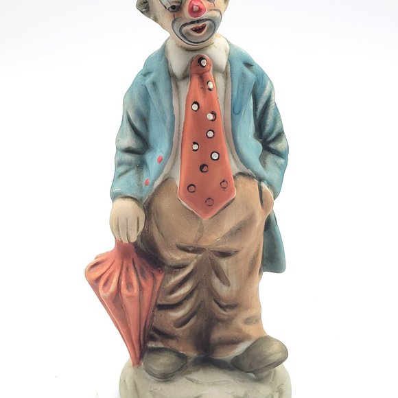 UOGC | Other | Hobo Clown With Umbrella Figurine | Poshmark